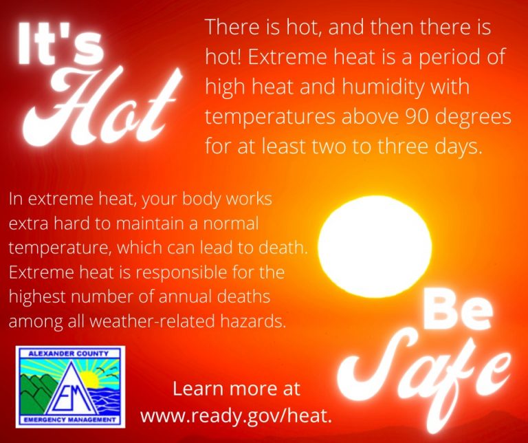 County issues heat reminder – The Taylorsville Times