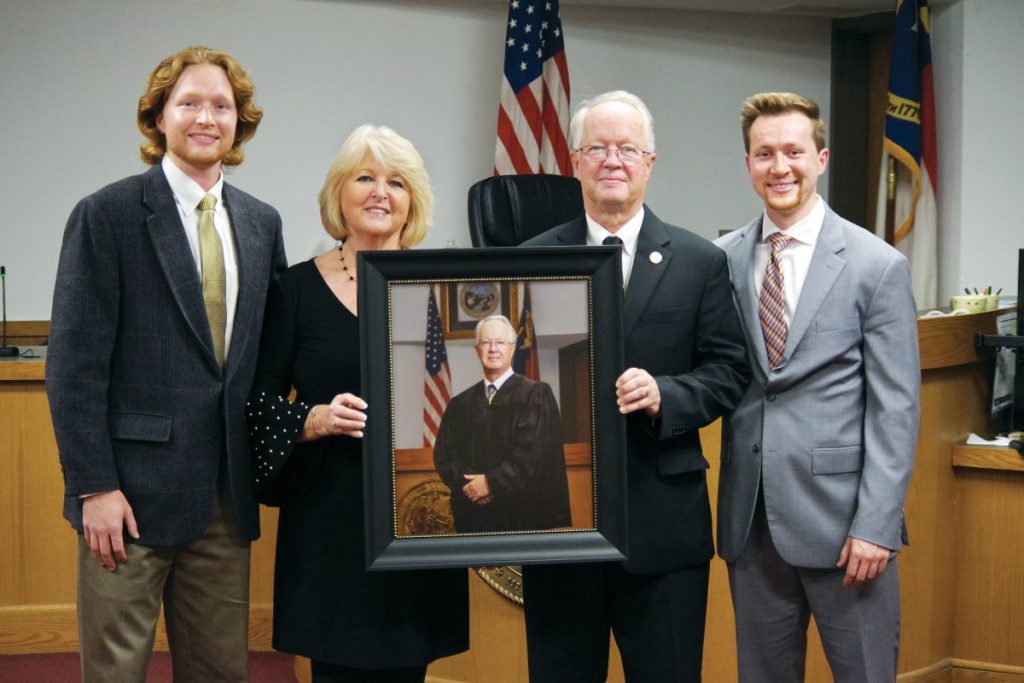 District Courtroom named for retiring Judge Graham – The Taylorsville Times