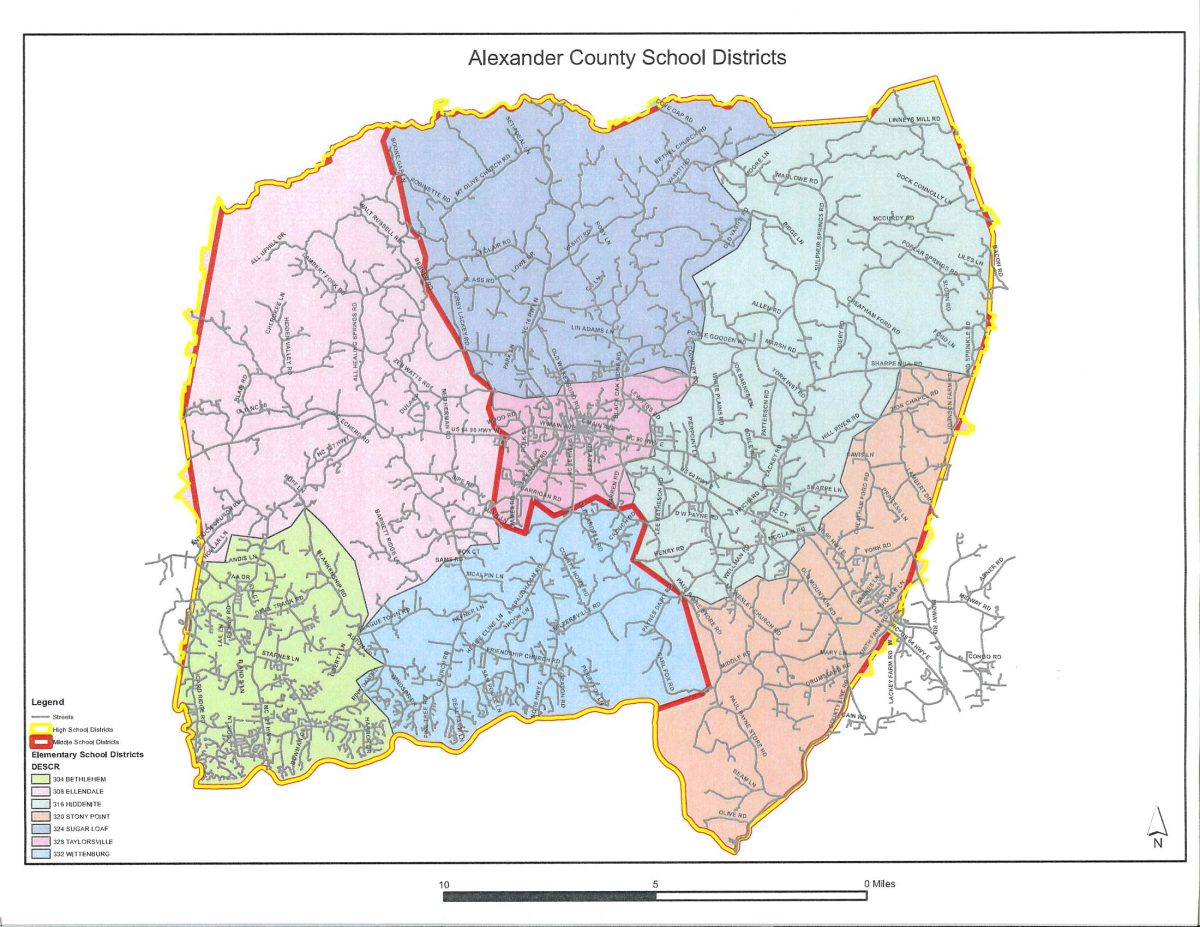 Alexander County: School Board hires WPCOG to redraw Voting Districts ...