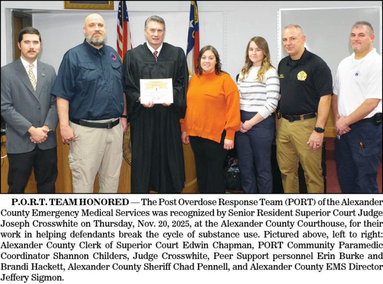 Post Overdose Response Team recognized – The Taylorsville Times