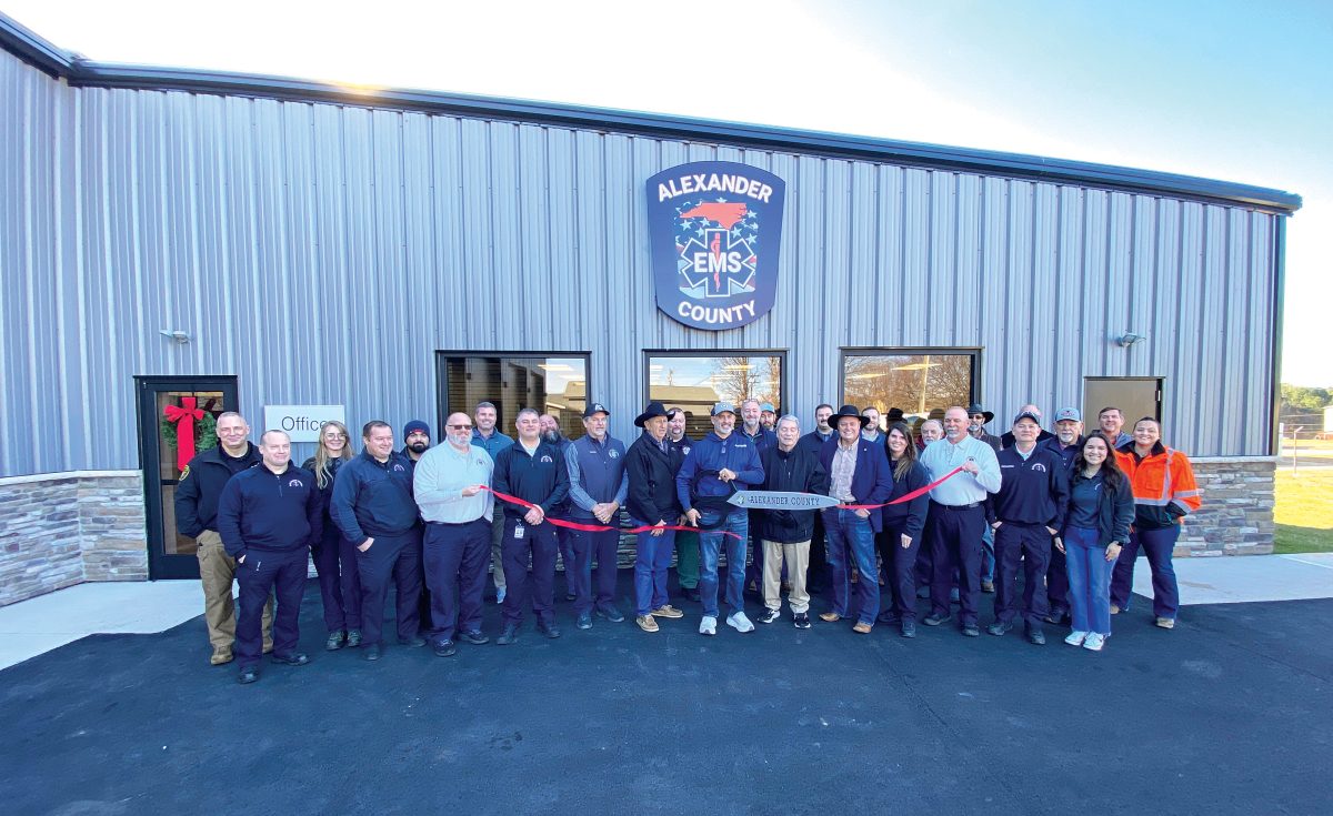 Ribbon cutting held for additions to EMS Base 1 – The Taylorsville Times